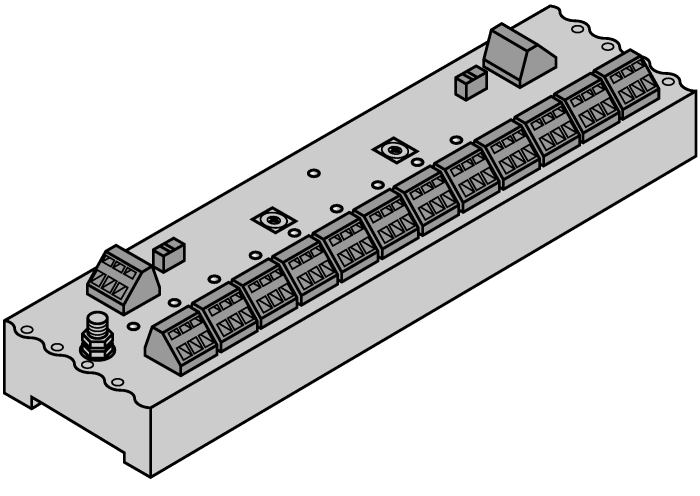 IP20 Junction Box, 12-Channel - FOUNDATION Fieldbus and PROFIBUS-PA