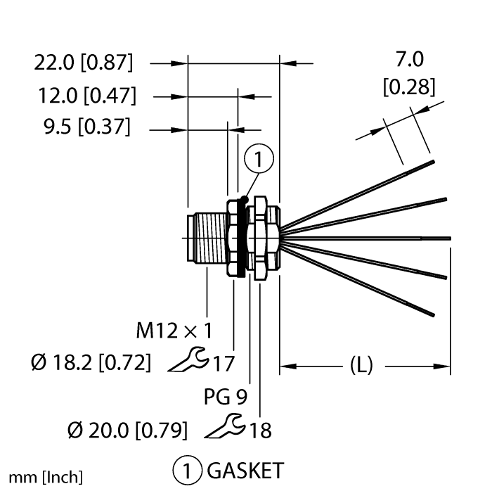 Actuator and Sensor Receptacle - Front Mount